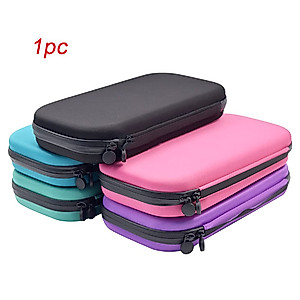 Yuhoo EVA Hard Stethoscope Case, Stethoscope Storage Box, Multi-Function EVA Carry Storage Organizer Box Bag with Extra Mesh Pockets for Small Accessories,Device NOT Included(Blue), free size