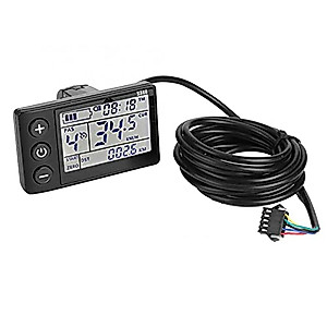 Bike Fender Electric Bicycle Waterproof LCD Display Panel E-Bike Electric Scooter LCD Screen for 24V 36V 48V 60V 450W Motor Controller Mud Guards