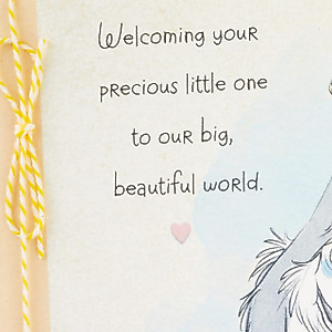 Hallmark Disney Baby Shower Card for New Parents (Lion King, Baby Simba) Welcome New Baby, Congratulations, Gender Reveal