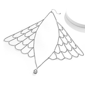 Missgrace Boho Sexy Rhinestones Shiny Bra Body Chain Jewelry Silver Dainty Body Jewelry Layered Bikini Shoulder Chain Wedding Party Nightclub Body Accessories Jewelry for Women Bride