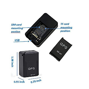 GPS Tracker for Vehicles,GPS Tracking Device,Full Global Coverage Mini Magnetic Car GPS Tracker Portable Real Time Locator for Cars/Trucks/Dogs/Person. No Subscription Required/No Monthly Fee