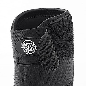 SmithBuilt Neoprene Athletic Front Boots for Horse, Medium - Pair of Equine Protective Sport Wraps