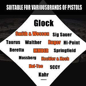 IWB/OWB Gun Holsters for Small Pistols : Ruger LCP380 LCP II - Sig Sauer P365 P238 P938 - Walther PPK 380 CCP - S&W Bodyguard 380 - Beretta Pico - Kahr P380 - Micro-Compact Sub-Compact Right/Left