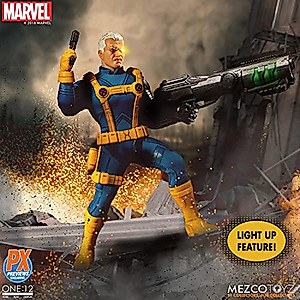 Mezco One: 12 Collective: Marvel Cable (X-Men Version) Action Figure, Multicolor