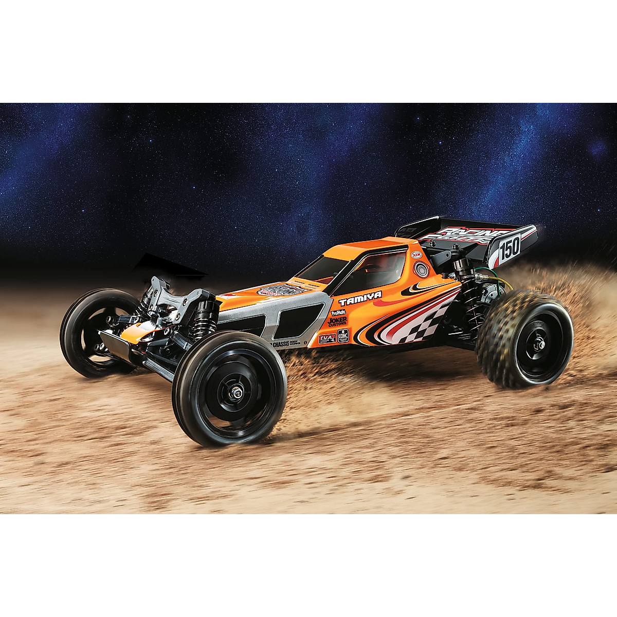Tamiya America, Inc 1/10 Racing Fighter 2WD Off-Road Buggy DT03 Kit, TAM58628