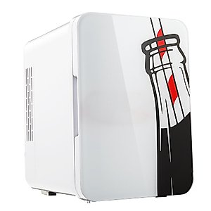 Tnfeeon Mini Fridge, Portable Thermoelectric Cooler and Warmer Refrigerators for Father's Day Gift Skincare Beverage Food Home Office and Car Snacks Lunch Drinks Cosmetics