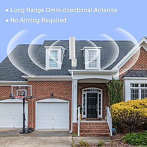 High Gain 10dBi SMA Male Wide Band 3G/4G LTE Modems, Routers, & Cell Boosters Omni-Directional Outdoor Fixed Mount Antenna for Verizon, AT&T, T-Mobile Mobile Cell Phone 4G LTE Router, Eifagur