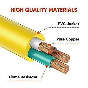 IKITS NEMA 14-30P to Two 14-30R 4 Prong Dryer Y Splitter 3ft, 30Amp 250Volt 7500W STW 10 AWG Dryer Y Adapter Cord, for Dryer Outlet and Level 2 EV Charging