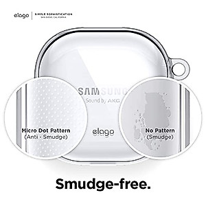 elago Clear Case Compatible with Samsung Galaxy Buds 2 Pro Case (2022) / Galaxy Buds 2 Case (2021) / Galaxy Buds Pro Case (2021) / Galaxy Buds Live Case (2020) TPU Cover [Crystal Clear]