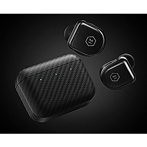 MASTER & DYNAMIC MW08 Sport Active Noise-Cancelling True Wireless Earphones (Black Sapphire Glass/Black Case)