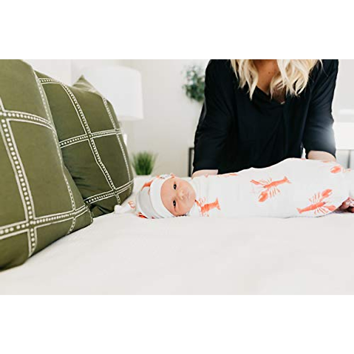 Copper Pearl Large Premium Knit Baby Swaddle Receiving Blanket Skipper