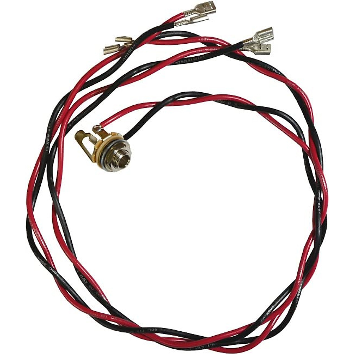 Mojotone 2 x12 Speaker Harness w/Jack Ferrule and Switchcraft J11 Jack