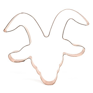 Goat Head Copper Farm Animal Cookie Cutter