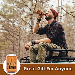 Viteorgl-Dad Birthday Gifts, Dad Gifts for Birthday, Impeccable Birthday Gifts for Dad，Men,Gifts for Dad's Special Day， Cool gift-Unique Gifts for Men，Dad Birthday Gifts-Leather Can Cooler 12 OZ