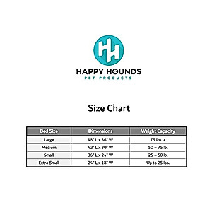 Happy Hounds Oscar Orthopedic Large (48 x 36 in.) Mocha Rectangle Pillow Style Dog Bed