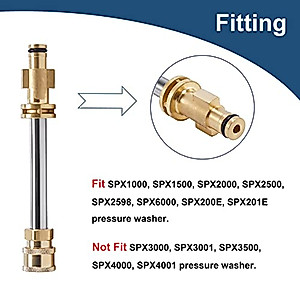 Raincovo Replacement for Pressure Washer Gun Adapter Sun Joe SPX Series, 1/4 Inch Quick Connector