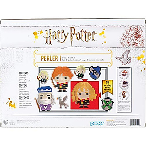 Perler 80-54345 Harry Potter Fuse Bead Kit for Kids and Adults, Comes with 19 Patterns, Multicolor, 4503pcs & Beads Harry Potter Instruction Pad, 53 Patterns, Multicolor