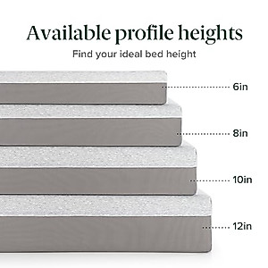 ZINUS 12 Inch Ultima Memory Foam Mattress [New Version], Queen, Fiberglass Free, Medium Firm Feel, Breathable Airflow Memory Foam, Certified Safe Foams & Fabric, Mattress in A Box