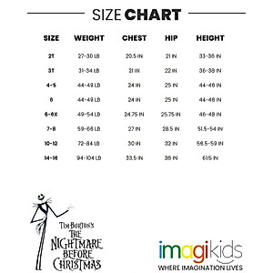 Disney Nightmare Before Christmas Jack Skellington Sally Toddler Girls French Terry Zip Up Hoodie Black-White 2T