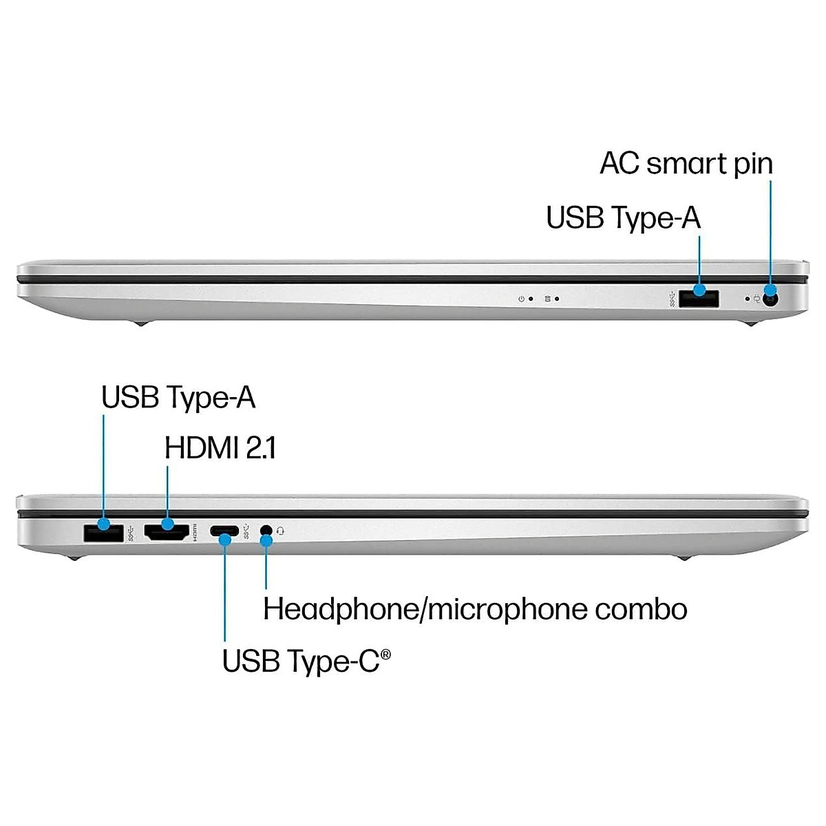 HP 17 Laptop, 17.3” HD+, Intel Quad Core i3-1125G4 Processor, 20GB RAM, 1TB SSD, Windows 11 Pro, Anti-Glare Display, Long Battery Life, Wi-Fi, Bluetooth, Webcam, HDMI, Alpacatec Accessories, Silver