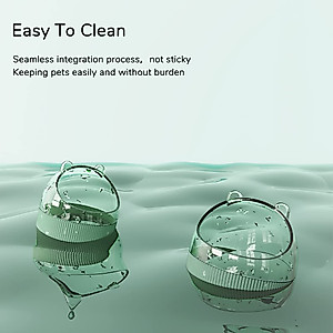 Tafit Cute Hamster Food Bowl Hedgehog Dish for Dwarf Hamsters, Syrian Hamsters, Gerbils, Mice, Rats, Small Animals, White