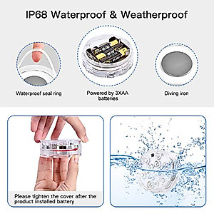 4pack LED Pumpkin Lights with Remote for Halloween Decorations, Color Changing Waterproof LED Lights for Party Glass Vase Easter Decoration