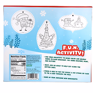 Frankford SpongeBob SquarePants Advent Calendar-24 Days of Krabby Patty Treats, Countdown to Christmas, 7.62 Ounces