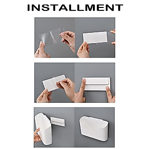 ICCGBHGO Under Sink Organizer and Storage, Kitchen Bathroom Under Sink Cabinet Sliding Pull Out Storage Drawer Tray Caddy Organizer, Wall Mount Inside Cabinet Door Organizer Holder White (2PCS)