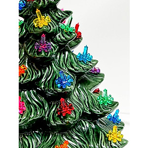 National Artcraft® Candle Blossom Ceramic Christmas Tree Lights - Red (90 Pcs)