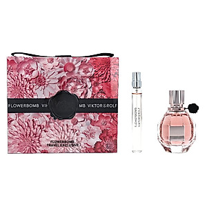 Viktor and Rolf Flowerbomb Women 1.7oz EDP Spray,10ml EDP Spray 2 Pc Gift Set