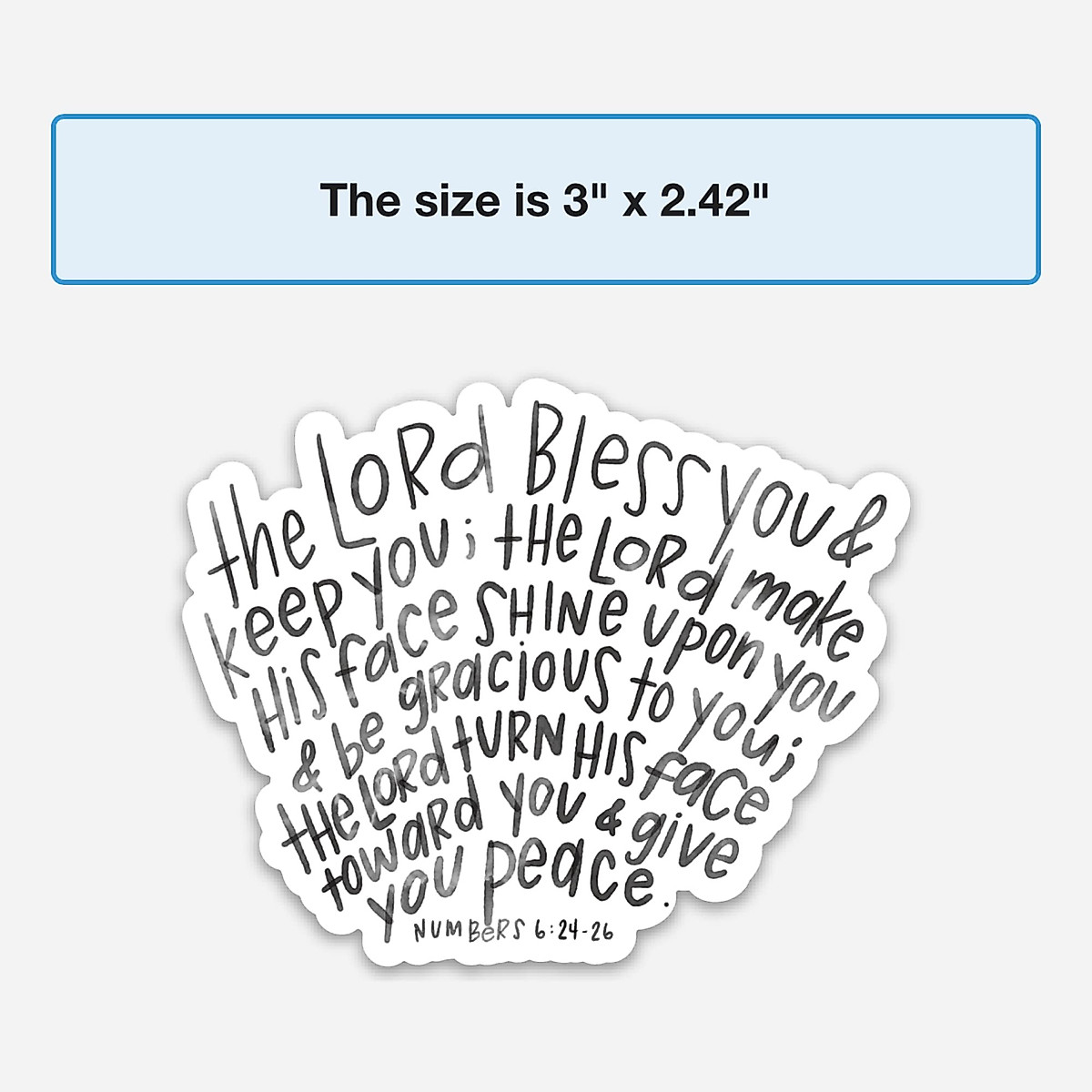 Swaygirls magnets | Lord's Blessing refrigerator magnet | Christian magnets | Fridge magnets about faith, God, the Bible