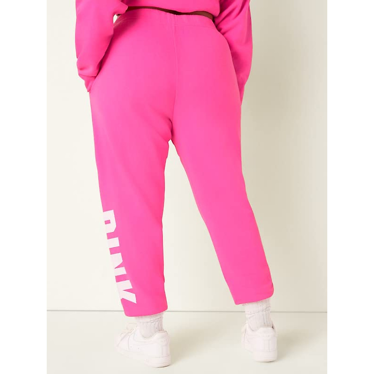 Victoria's Secret Pink Everyday Lounge Relaxed Jogger, Atomic Pink Wash, Large