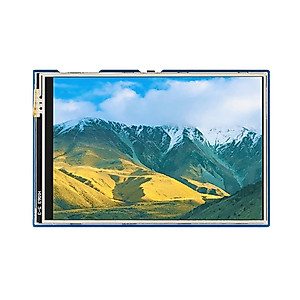 3.5inch Touch Display Module for Raspberry Pi Pico Series Board, Resistive Touch Controller XPT2046, ILI9488 Driver, Using SPI Bus, 65K Colors, 480×320 Pixels