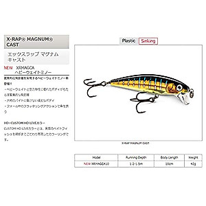 Rapala X-Rap Magnum Cast Unisex Adult Lure HD Silver Blue Mackerel, 10