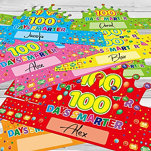 Fancy Land 36 Packs 100 Days Paper Crowns 100th Day of School Crowns for Classroom Supplies