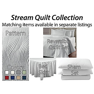 Brielle Stream Bolster Pillow, 6"x18", Light Grey