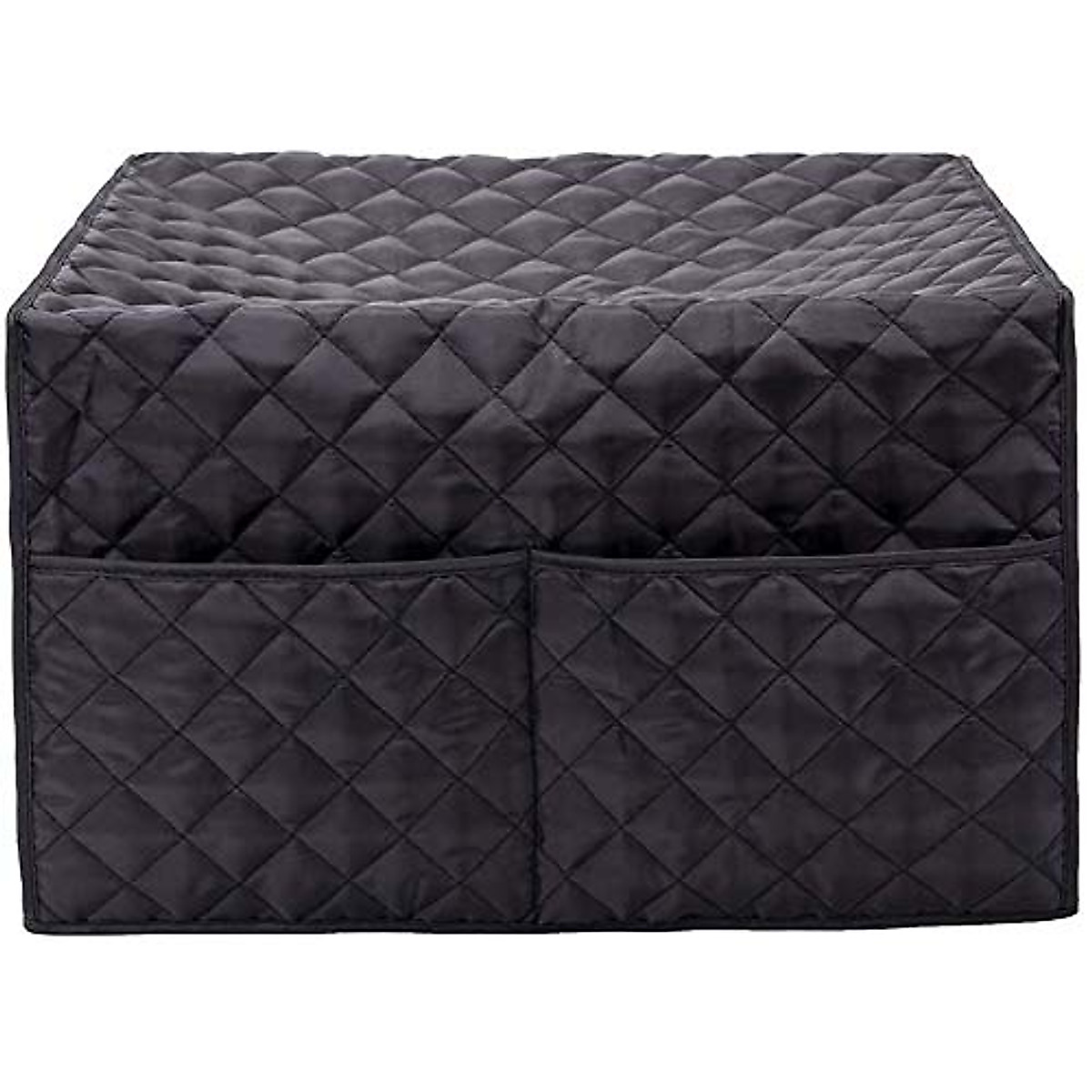 Convection Toaster Oven Cover,Smart Oven Dustproof Cover Large Size Cotton Quilted Kitchen Appliance Protector Storage Bag With 2 Accessary Pockets, Machine Washable CYFC40(only Cover)