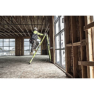 Little Giant Ladder Systems Conquest 2.0 All-Terrain, M17, 17ft, Multi-Position Ladder with Adjustable Outriggers, Fiberglass, Type 1A, 300 lbs Weight Rating, (17107-001)