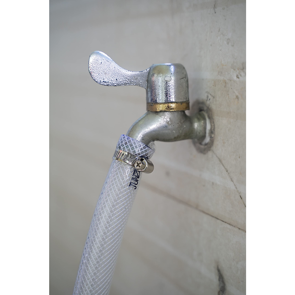 3/4" ID x 1" OD - 10 Ft High Pressure Braided Clear PVC Vinyl Tubing Flexible Vinyl Tube, Heavy Duty Reinforced Vinyl Hose Tubing, BPA Free and Non Toxic