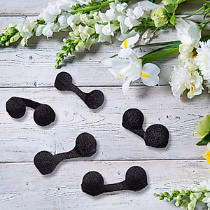 50 Pieces Nose Filters for Spray Tanning, Elera Disposable Plugs Supplies for Spray Tanning Nose Protection Allergen Blocker (Black)