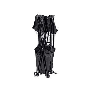 Monoprice Tailgating Table with Insulated Cooler, Portable, Compact and Collapsable, for BBQ, Picnic and Tailgate - Pure Outdoor Collection, Black, Large