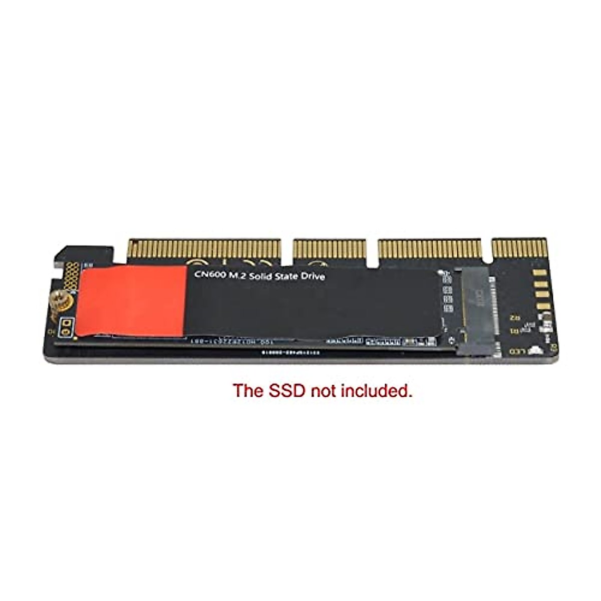 NFHK NGFF M-Key NVME M.2 SSD to PCI-E Express 3.0 16x X4 Adapter Without Bracket