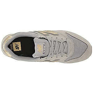 New Balance Women's 996 V2 Sneaker, Team Away Grey/Gold/Raincloud, 10