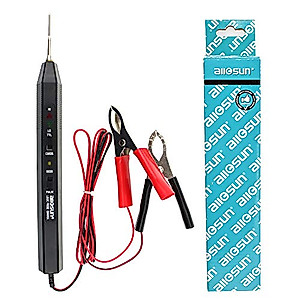 allsun Electrical Circuit Testers Logic Probe Troubleshooting Tool Instrument Visual and Audio Indications for Logic Levels Pulses Detector EM4610A