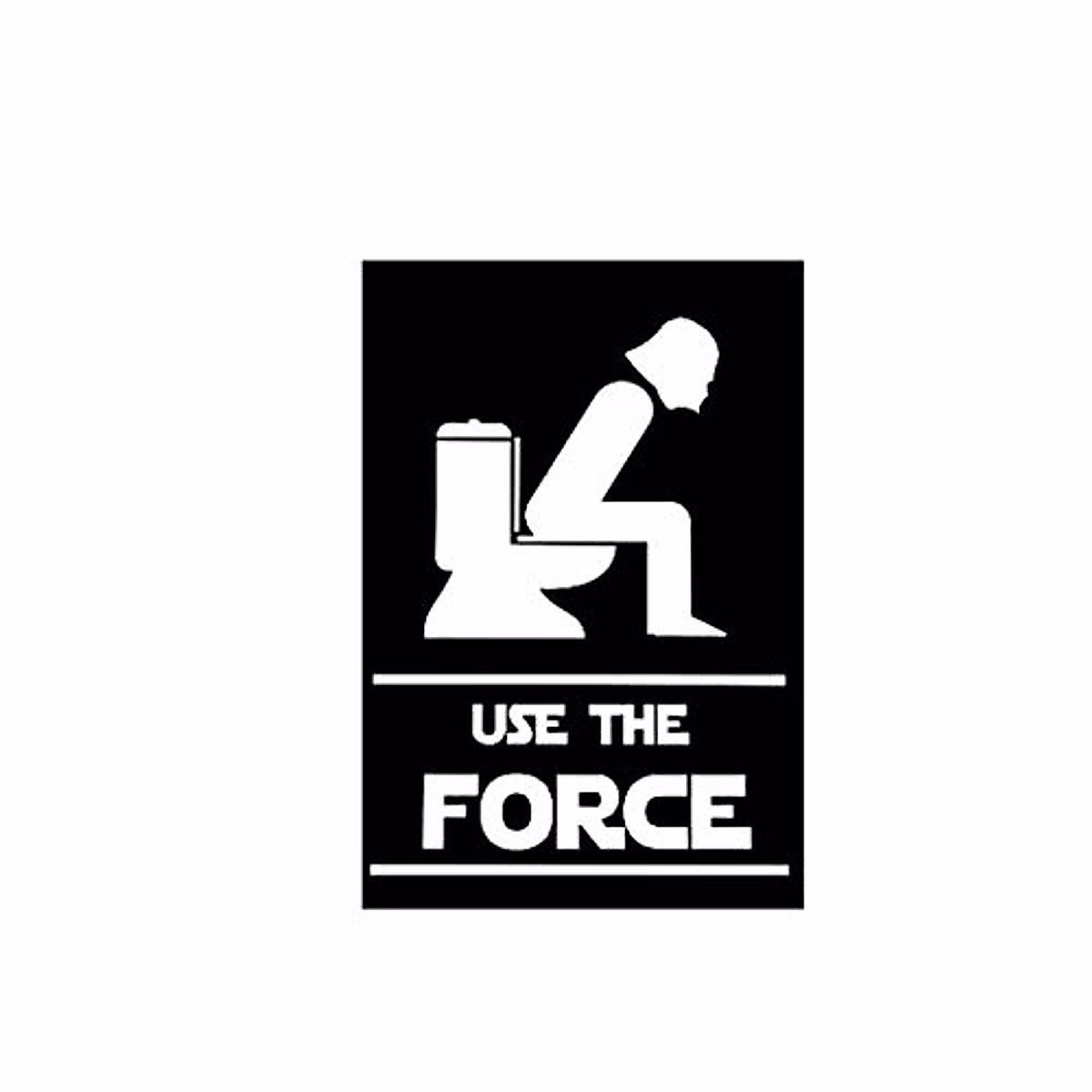Tin Sign Vintage Signs Use The Force Funny Wc Toilet Restroom Home Bar Club Hotel & Outdoor Street Garage Metal Sign 12X8Inch