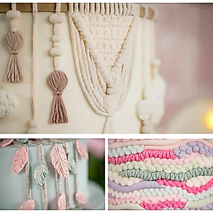 Hemp Rope Fondant Molds, Macrame Tassel Cake Decorating Silicone Molds, Kitchen Candy Chocolate Baking Tools for Cookie Mousse Cupcake Desserts, Epoxy Crafts, Modeling Clay, Candle Decoration, Soap