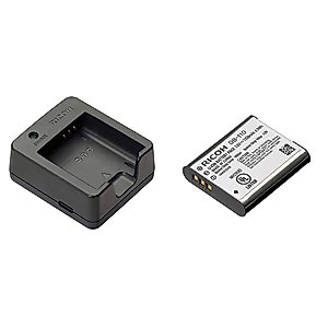 Ricoh BJ-11 Battery Charger and 2 DB-110 Batteries Compatible with Ricoh GR III Compact and WG-6 Waterproof Camera