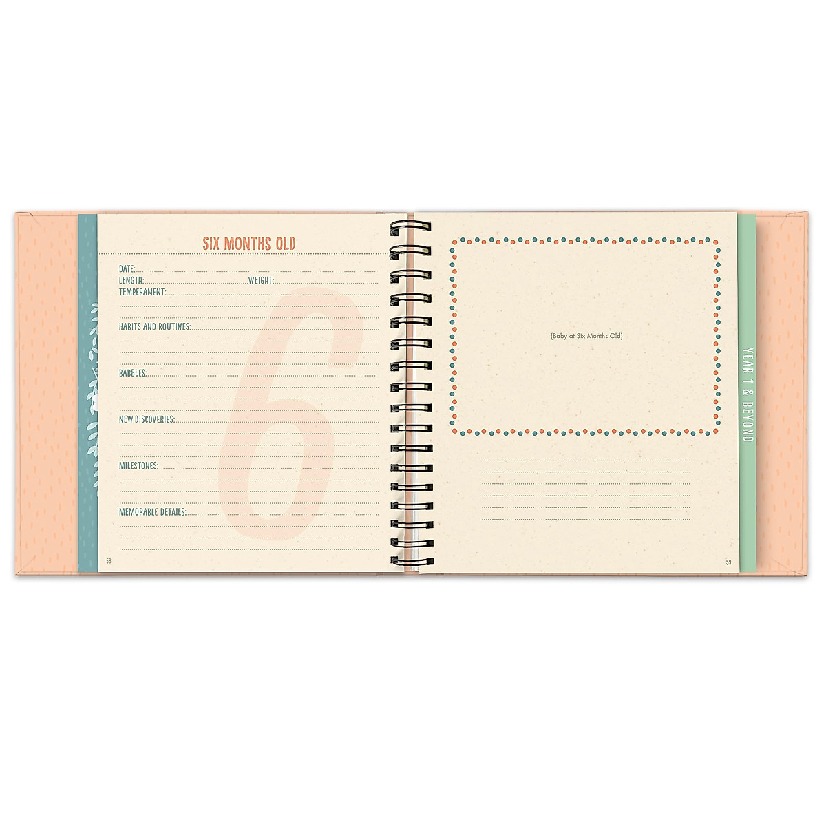 Baby's First Years Guided Journal by Studio Oh! - Bundle of Joy - 9" x 9" - Beautifully Illustrated Hardcover Journal with Storage Pockets Creates a Keepsake of Baby's Earliest Years