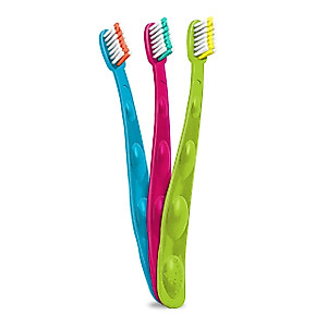 Preserve Kids Toothbrushes, Made in the USA from Recycled Plastic, Soft Bristles, Colors Vary, 1 Count