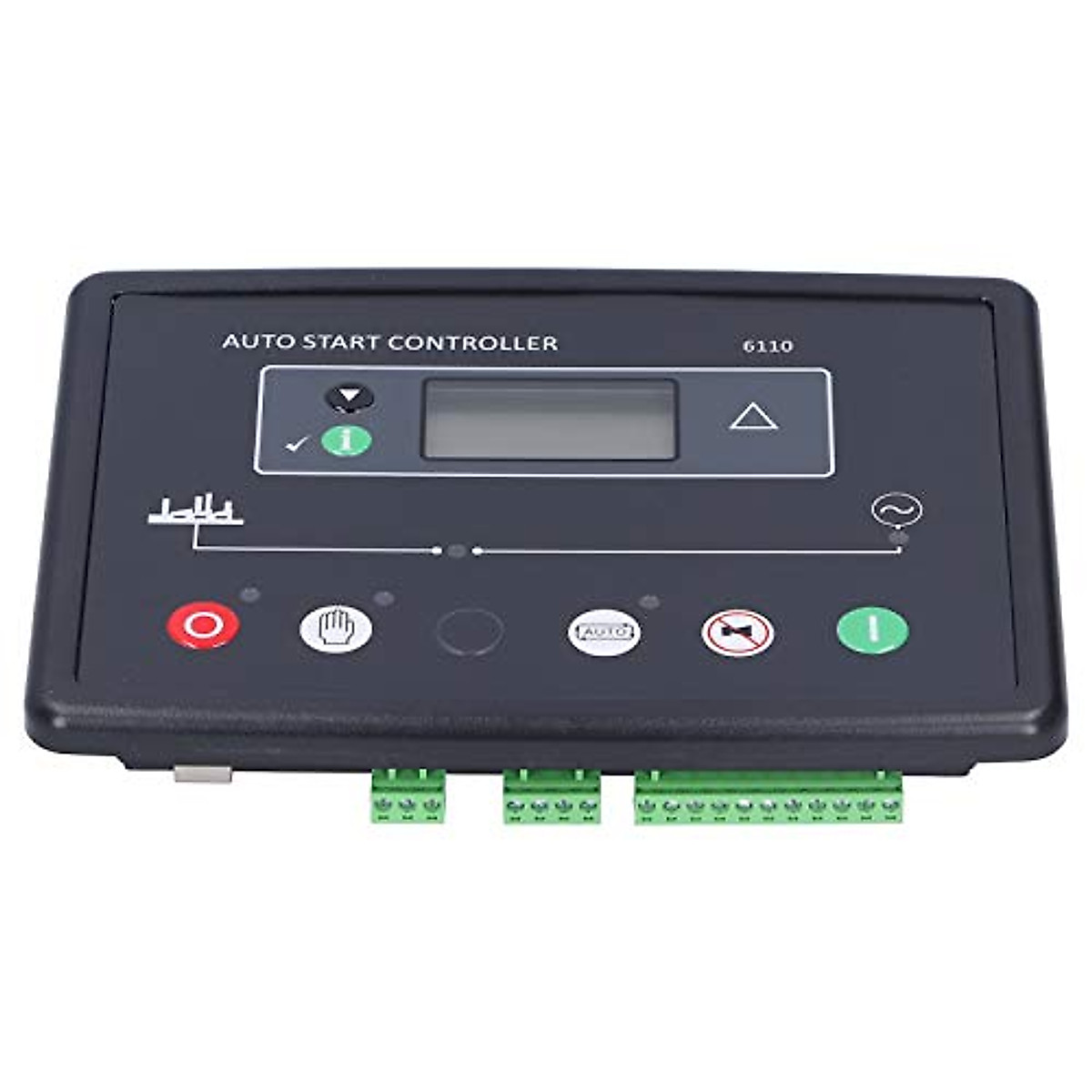Eujgoov DSE6110 LCD Display Screen Generator Automatic Controller Module Electronic Power Controller Module 8V-35V DC